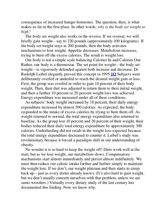 The Obesity Code | PDF