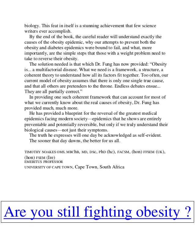 The Obesity Code | PDF