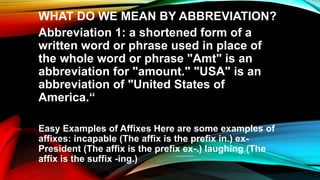 The objects of Definition | PPT