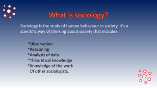The observation of social research | PPTX | Geology | Science