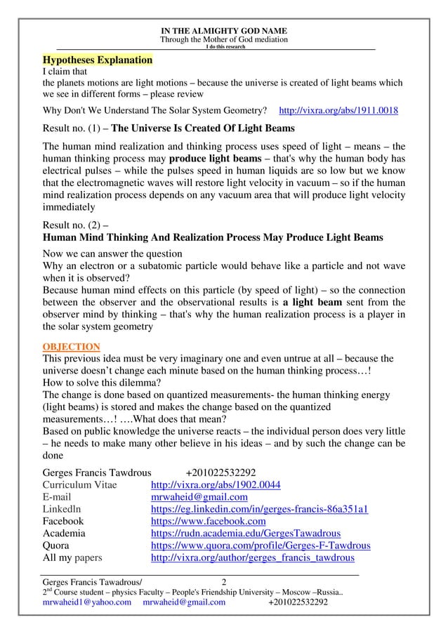 The observer effects on observation results (SR tells) | PDF