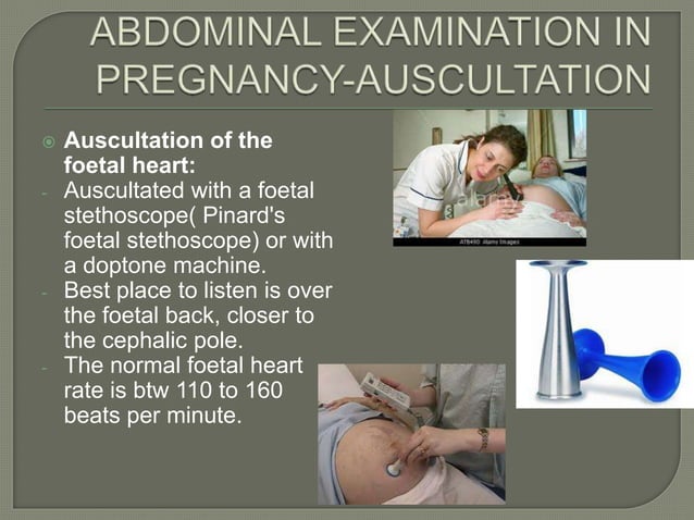 The obstetric examination ppt | PPTX