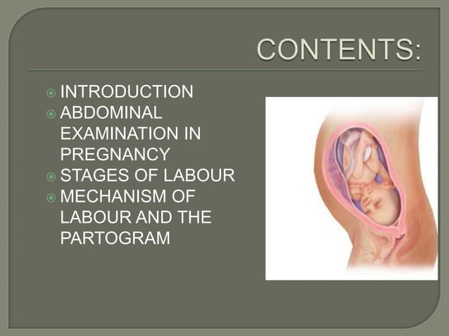 The obstetric examination ppt | PPTX