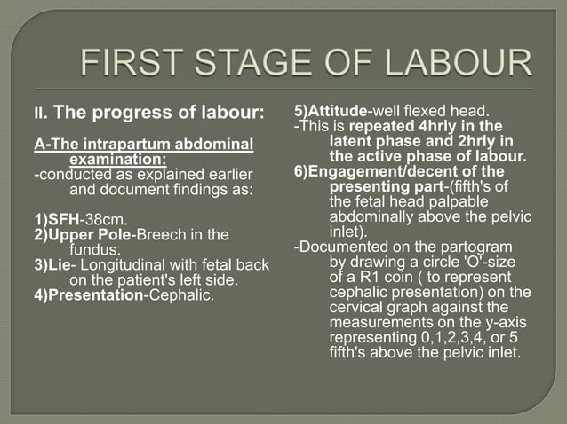 The obstetric examination ppt | PPTX