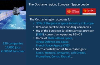 The Occitanie Region, European Space Leader | PPT