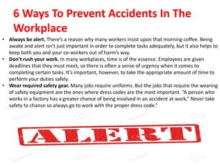 The Occupational Safety | PPTX