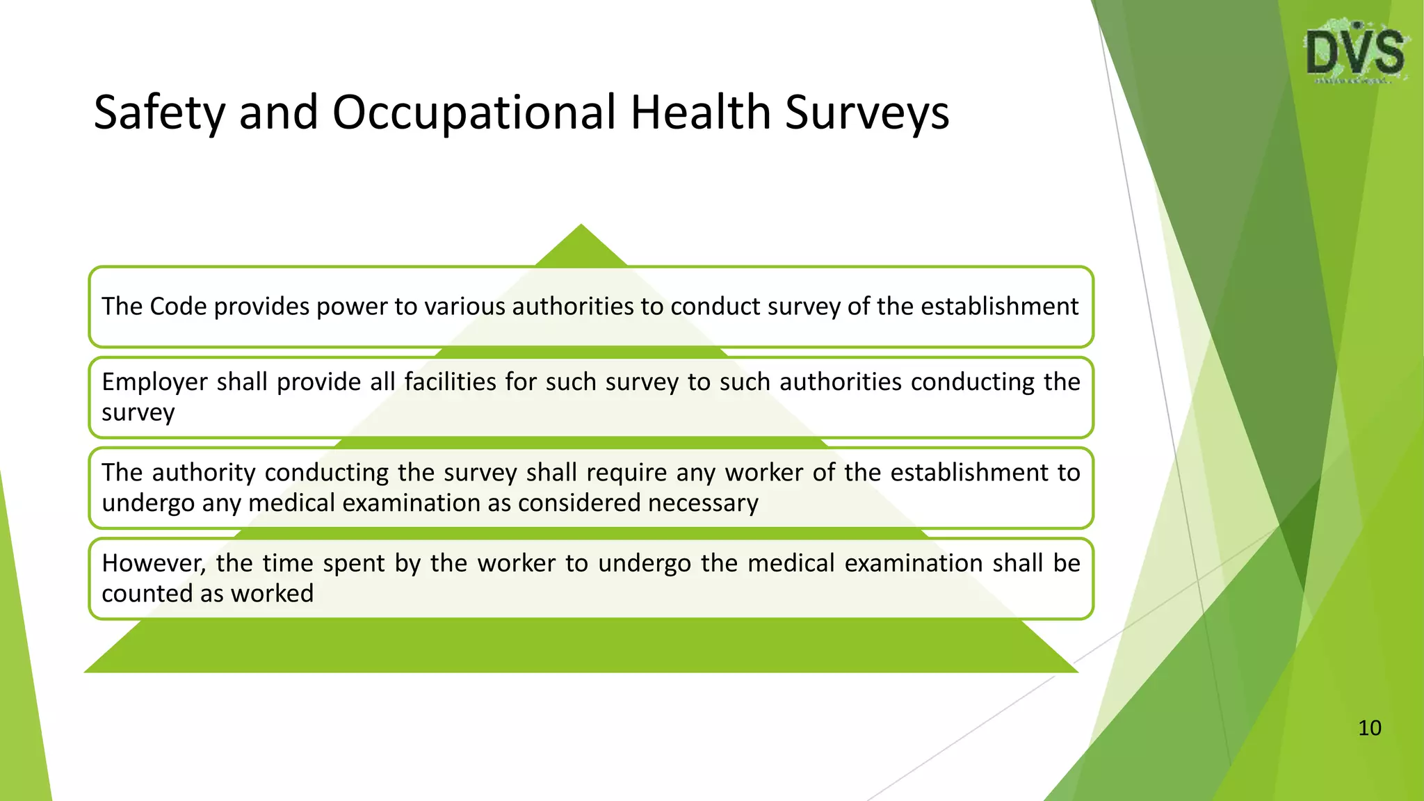 The Occupational Safety, Health and Working Conditions Code, 2020 ...
