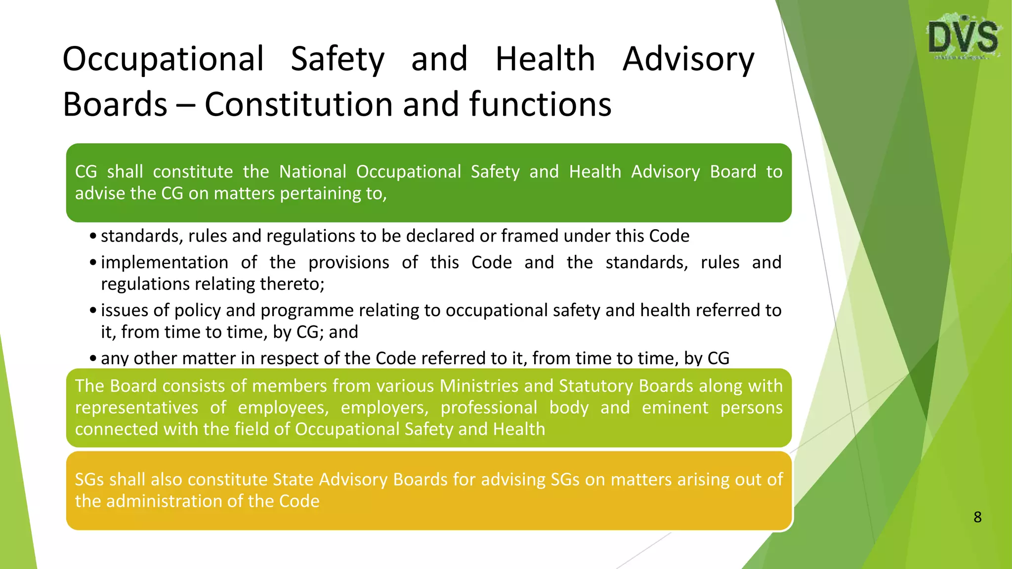 The Occupational Safety, Health and Working Conditions Code, 2020 ...