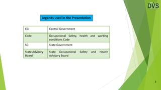 The Occupational Safety, Health and Working Conditions Code, 2020 ...