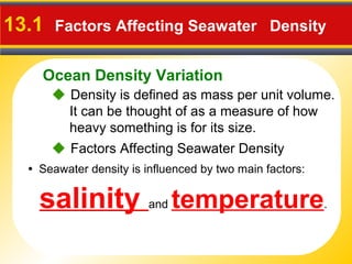 The ocean's composition | PPT