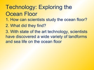 The ocean's composition | PPT