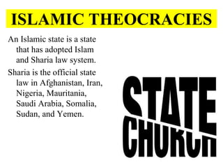 HISTORY YEAR 9 - THEOCRACY | PPTX | Christianity | Religion & Spirituality