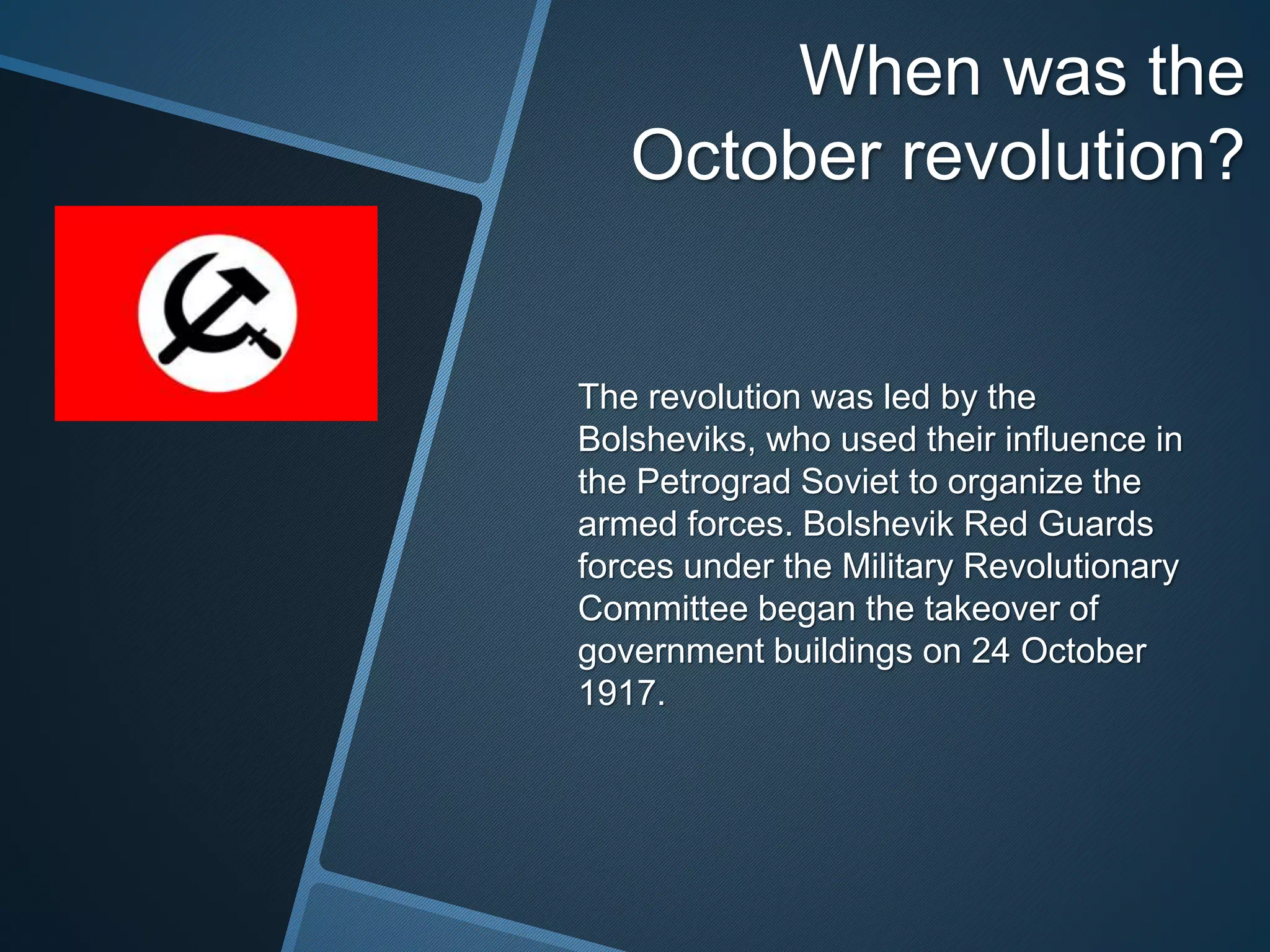 The october revolution | PPTX