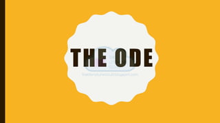 The ode | PPT