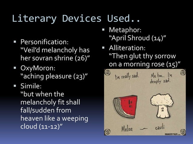 The ode on melancholy | PPTX