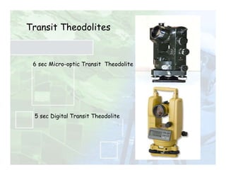 Theodolite lecture 1 1 | PDF