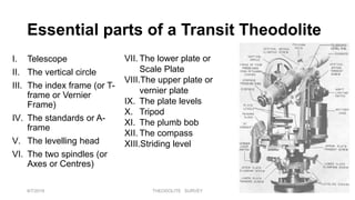 Theodolite survey | PPTX
