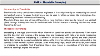 Theodolite surveying | PDF