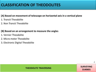 Theodolite traversing | PPTX