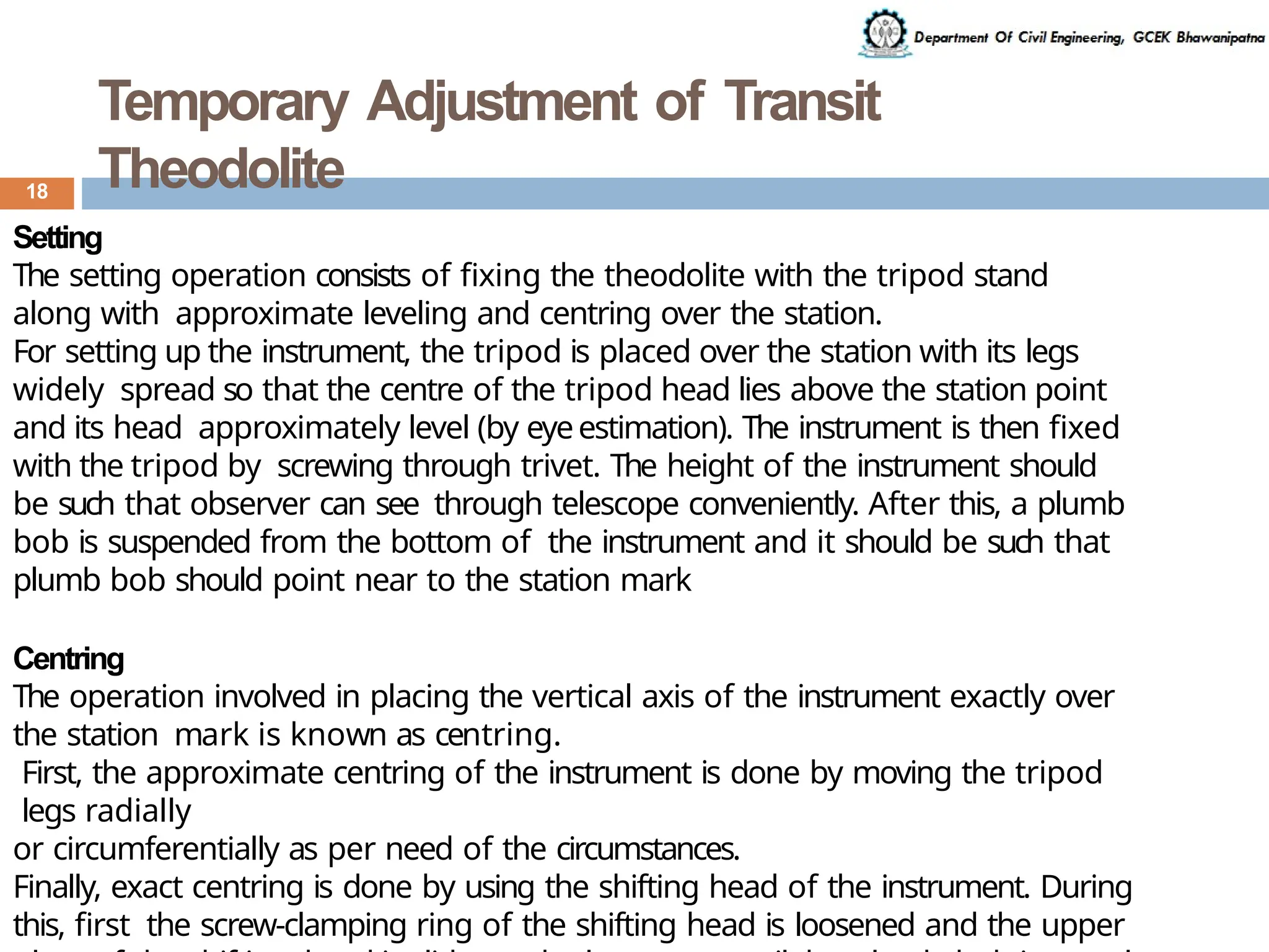 THEODOLITE AND TACHEOMETRIC SURVEYING - surveying | PPTX