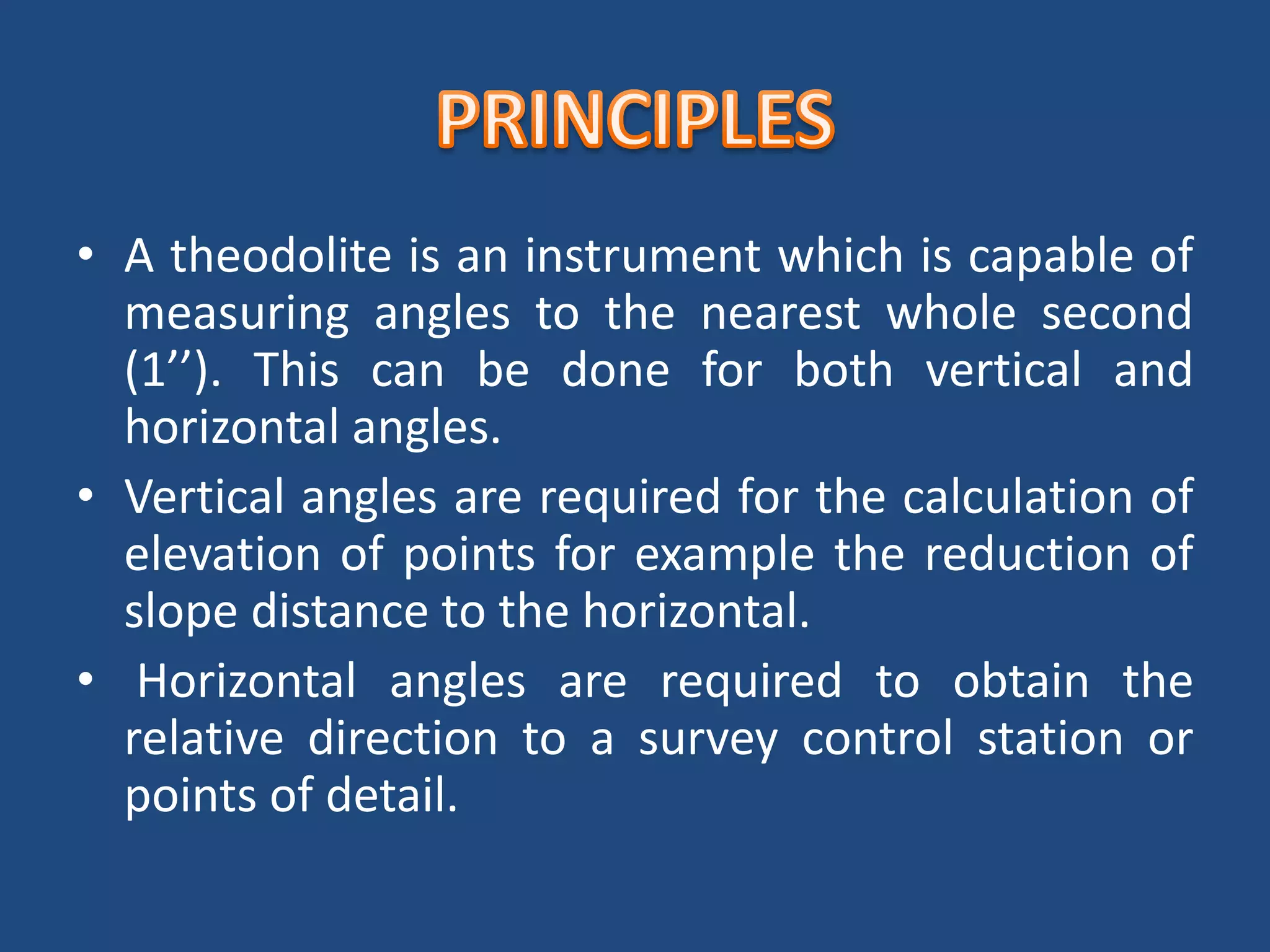Theodolite traversing, purpose and principles of theodolite traversing | PPTX