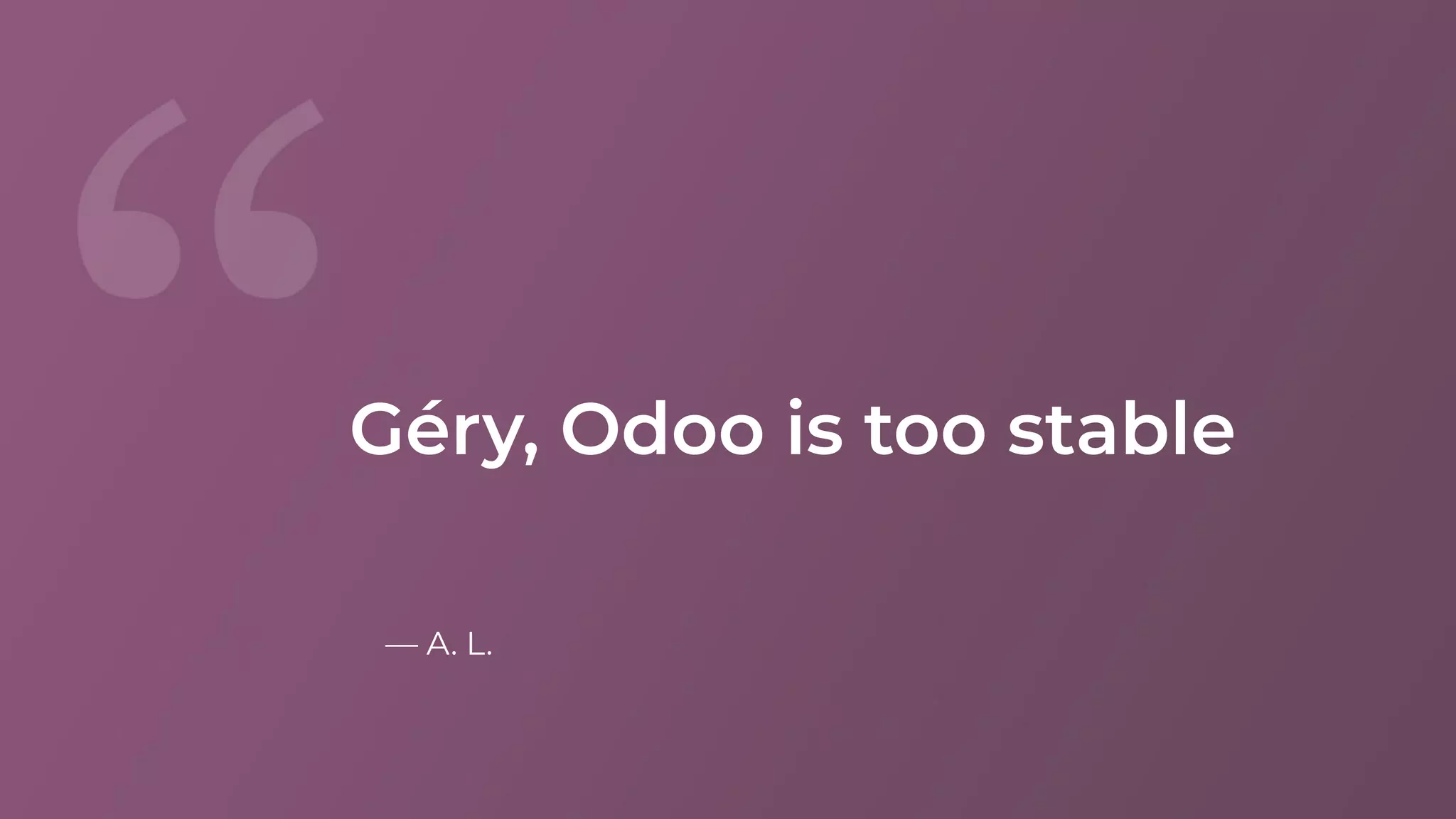 The Odoo JS Framework | PPT