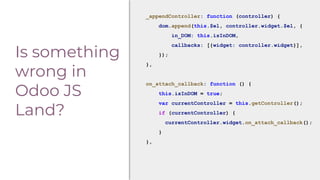 The Odoo JS Framework | PPT