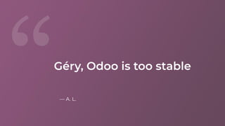 The Odoo JS Framework | PPT