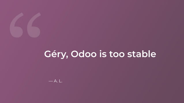 The Odoo JS Framework | PPT