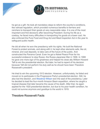 Theodore-Roosevelt-President-of-the-United-States | PDF