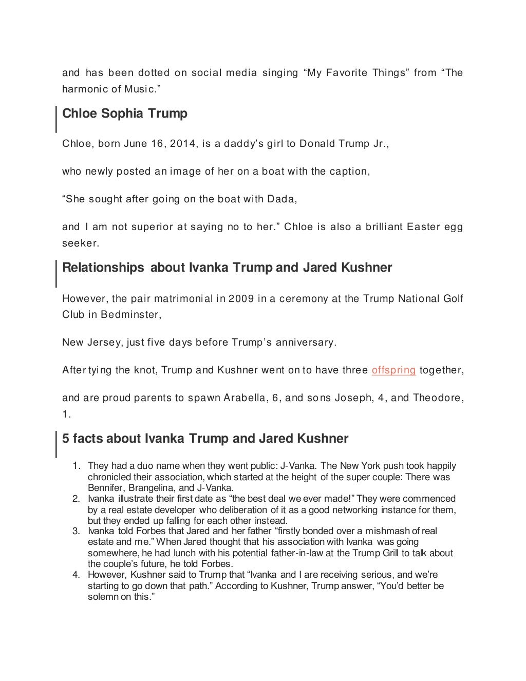 Theodore James Kushner | Jared Kushner Wedding