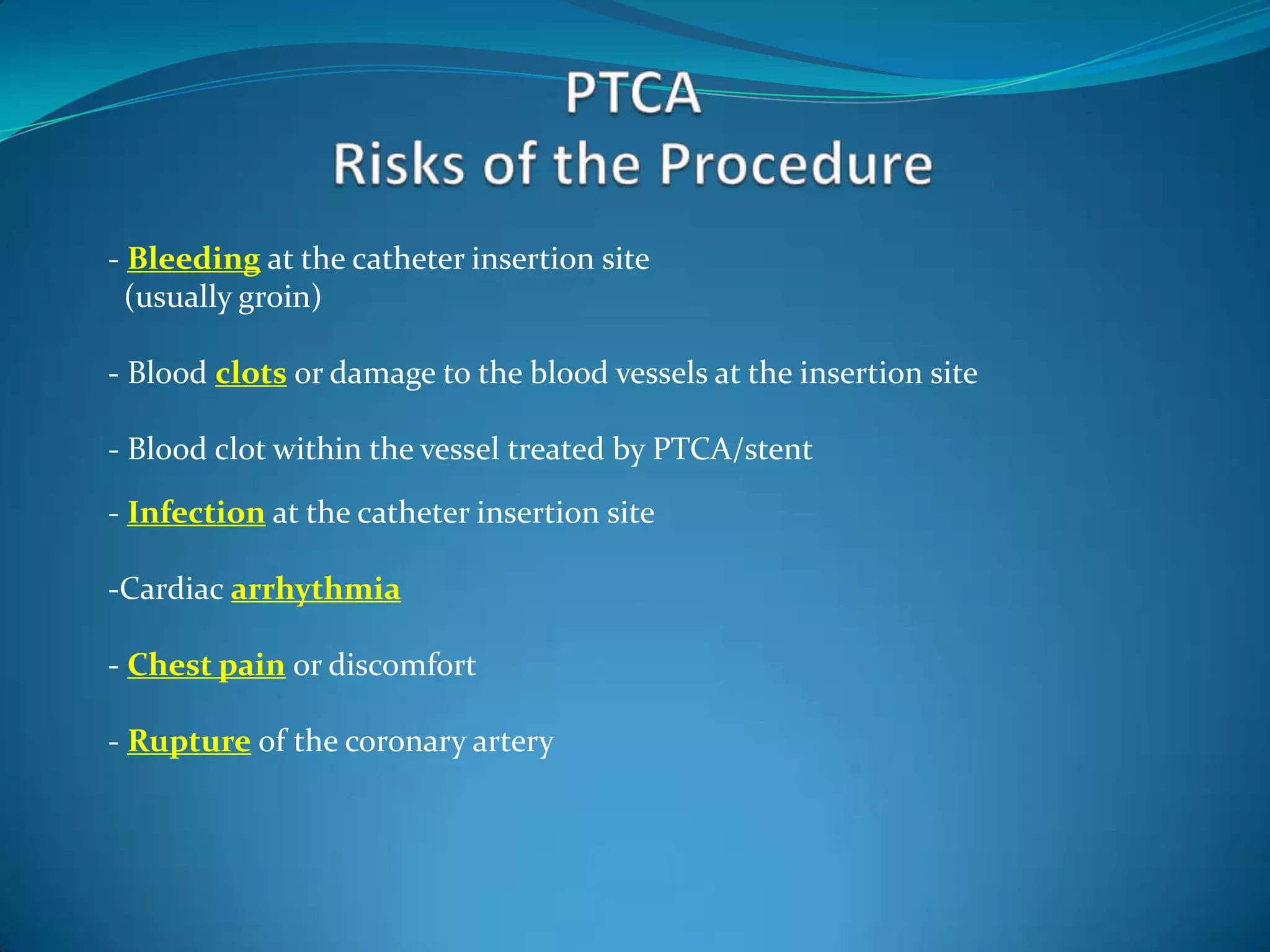 PTCA | PPTX