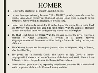 The Odyssey by Homer | PPTX