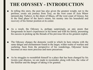 The Odyssey by Homer | PPTX