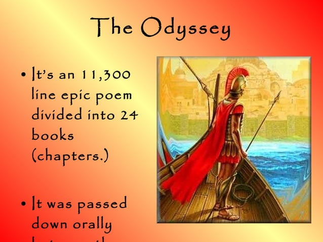 The Odyssey--Greek Mythology Notes
