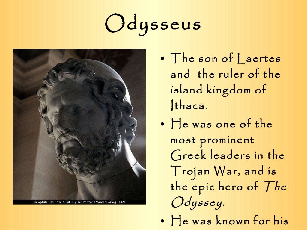 The Odyssey--Greek Mythology Notes
