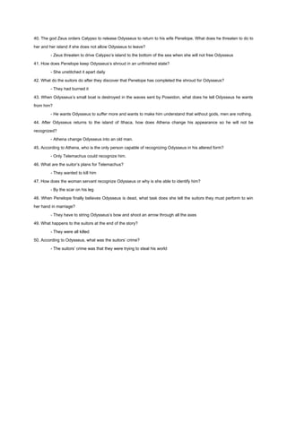The odyssey viewing guide | DOC