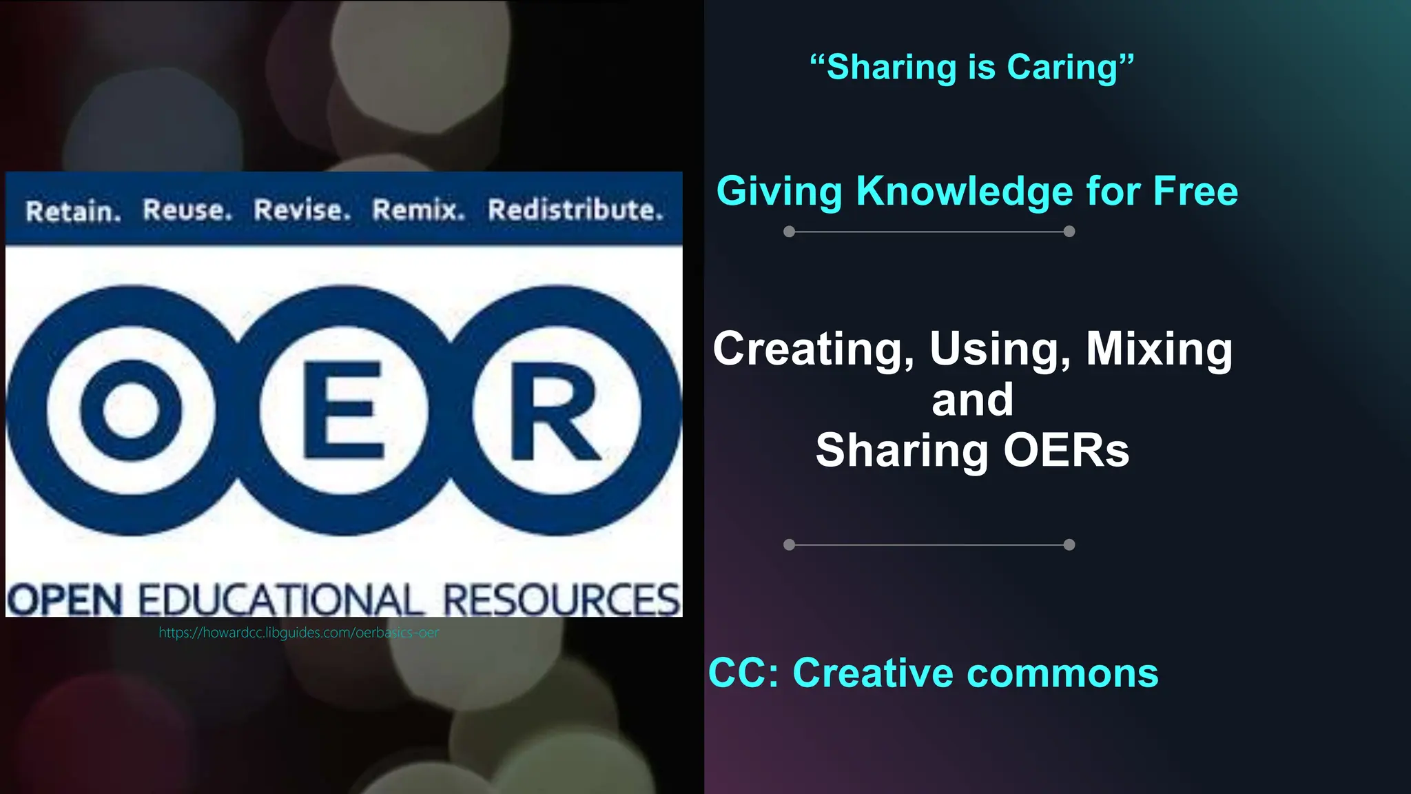 The OERs: Transforming Education for Sustainable Future by Dr. Sarita Anand | PPTX