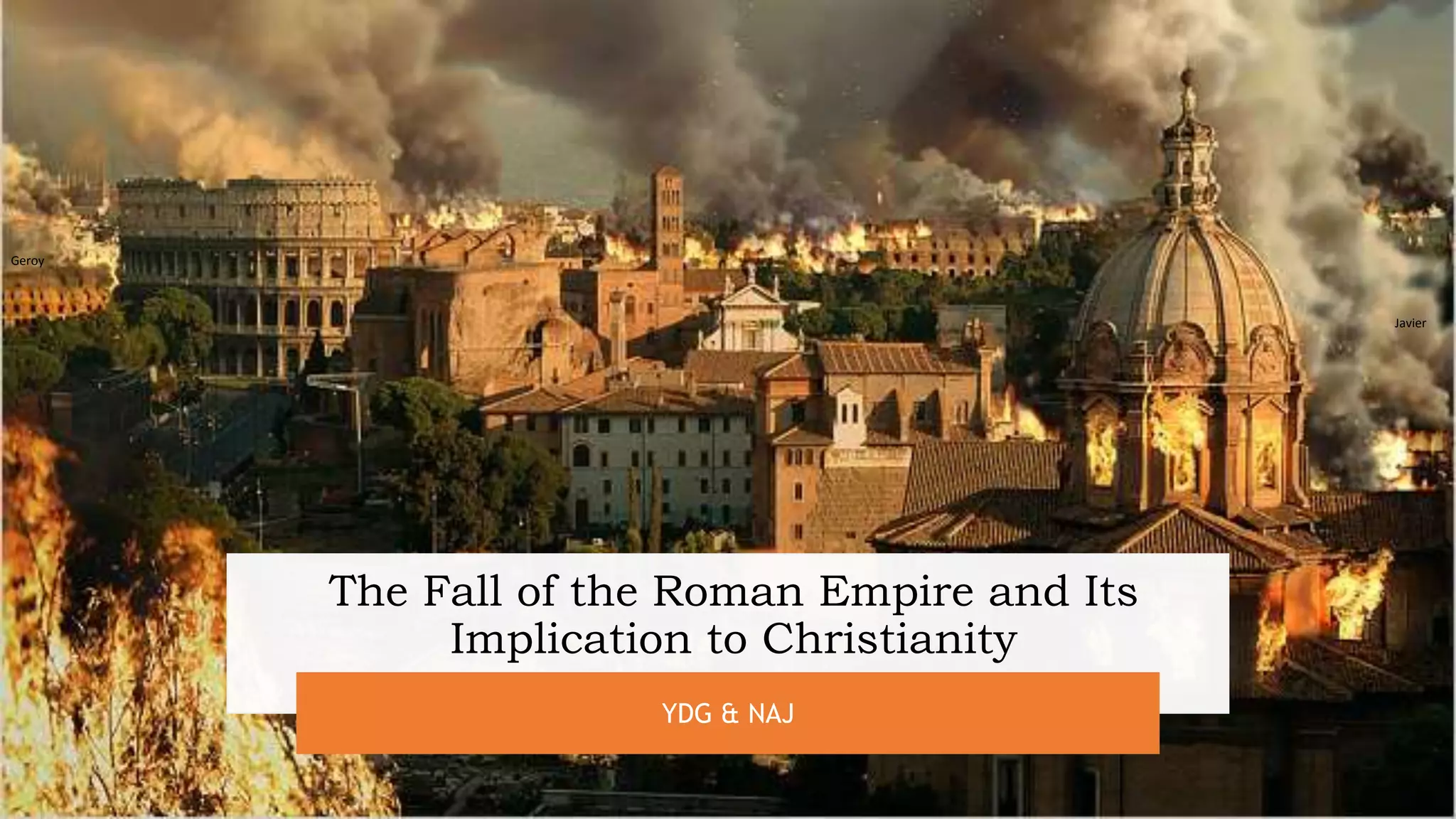 The Fall of Roman Empire | PPTX