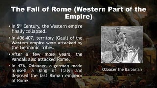 The Fall of Roman Empire | PPT