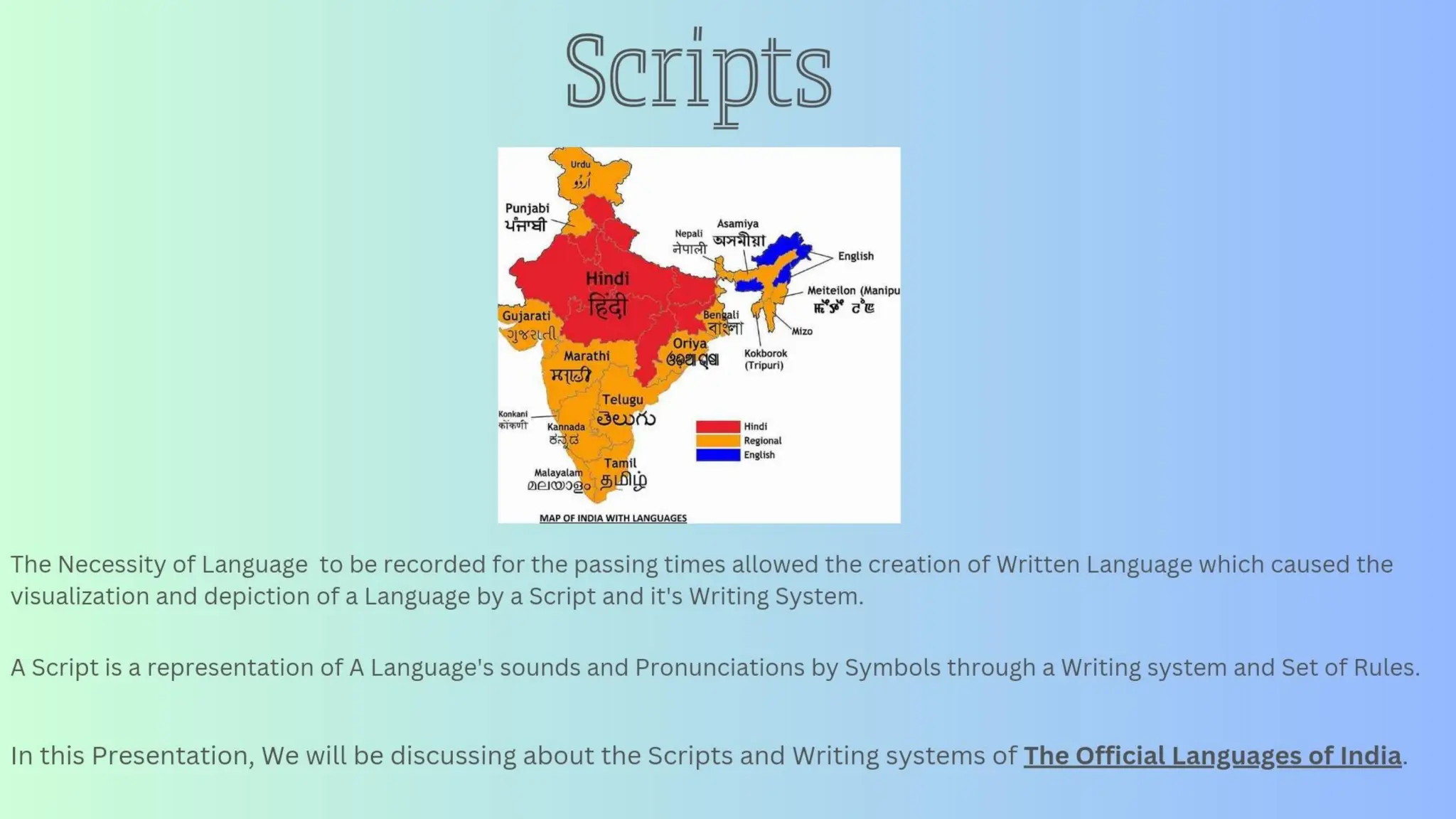 The Official Scripts of India | PDF