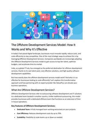 The Offshore Development Services Model. | PDF