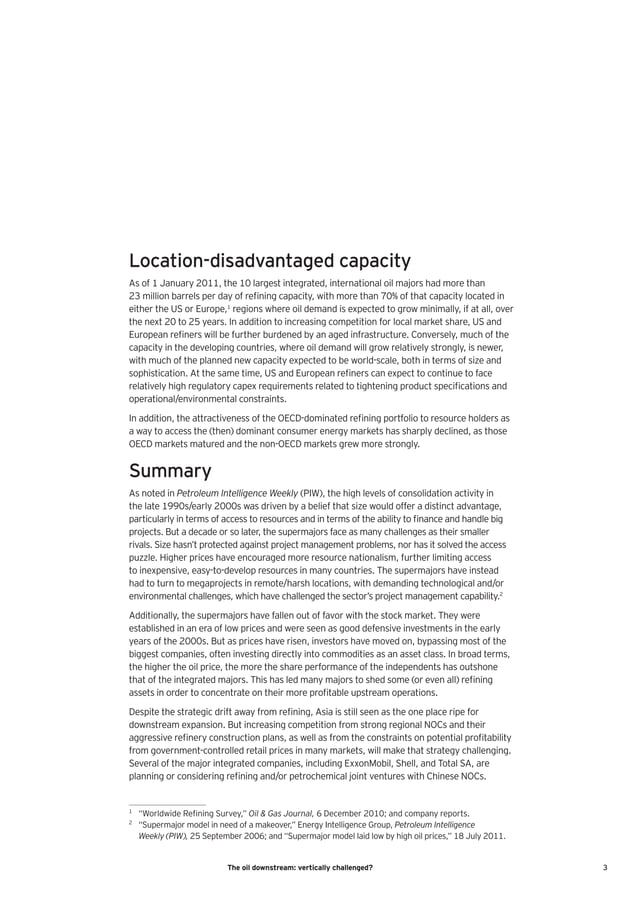 The oil downstream_vertically_challenged | PDF