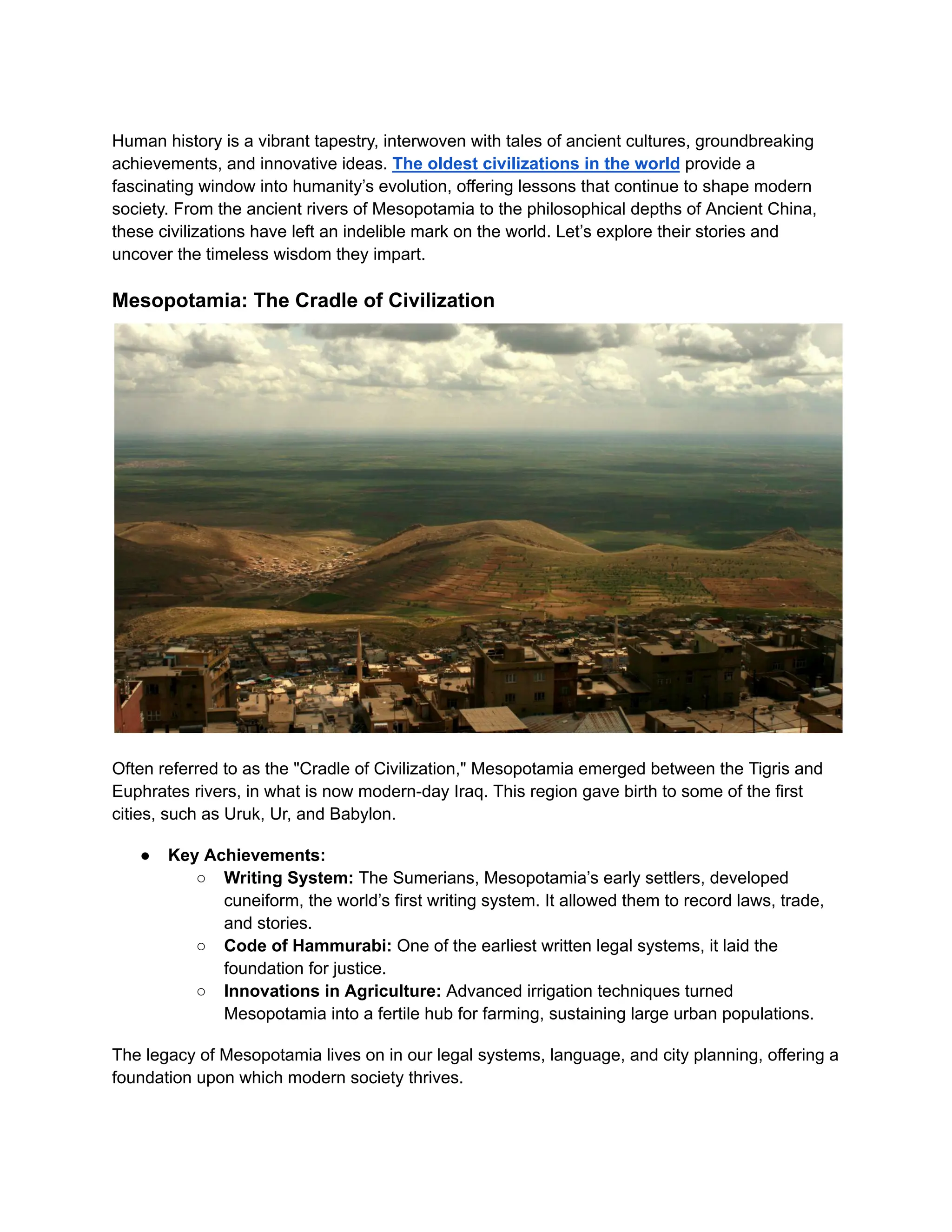 The Oldest Civilizations in the World Through Time.pdf