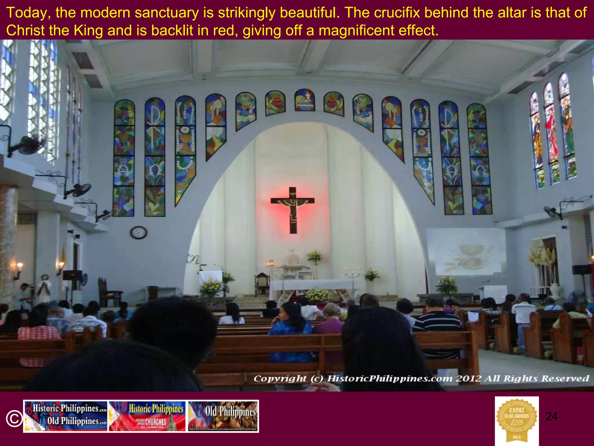 The Church of the Immaculate Conception in Ogtong (Oton), Iloilo, One ...