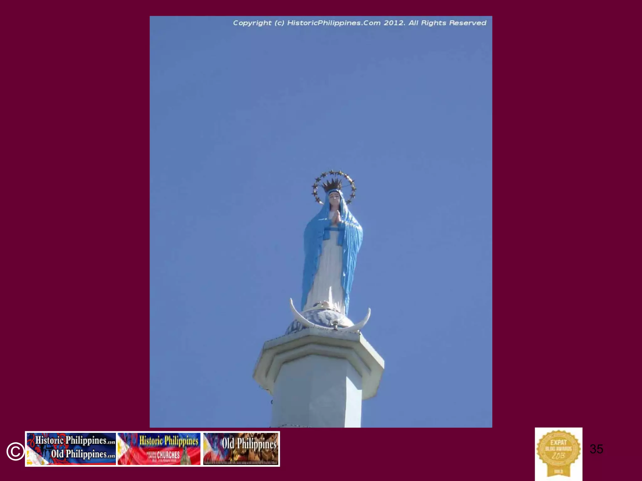 The Church of the Immaculate Conception in Ogtong (Oton), Iloilo, One ...