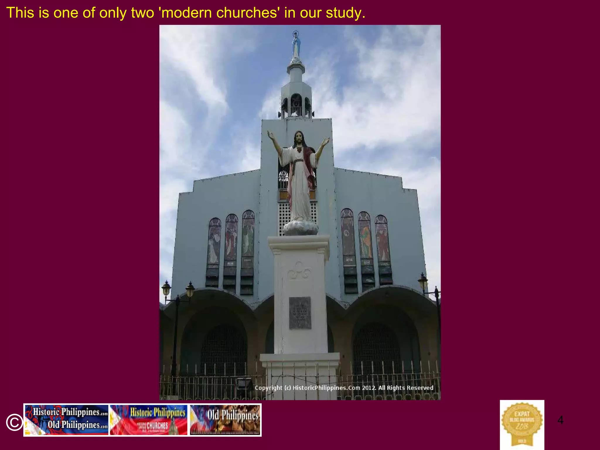 The Church of the Immaculate Conception in Ogtong (Oton), Iloilo, One ...