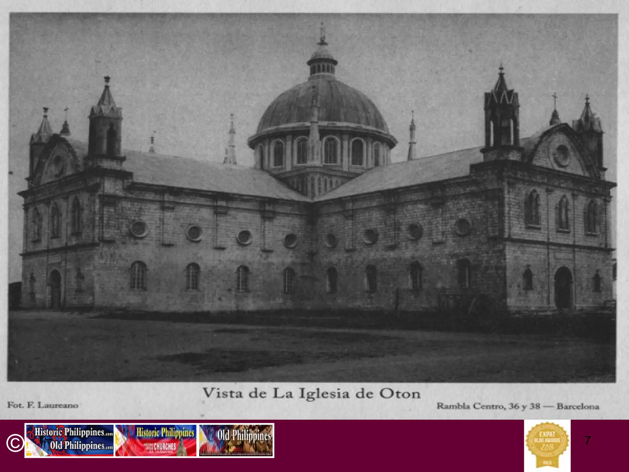 The Church of the Immaculate Conception in Ogtong (Oton), Iloilo, One ...