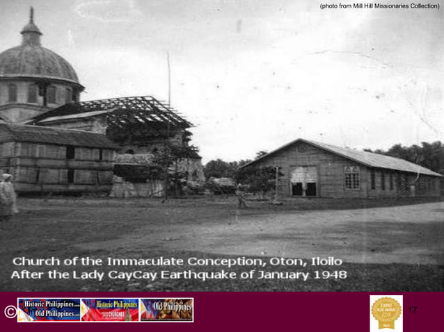 The Church of the Immaculate Conception in Ogtong (Oton), Iloilo, One ...