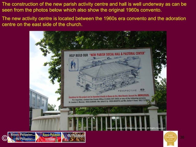 The Church of the Immaculate Conception in Ogtong (Oton), Iloilo, One ...